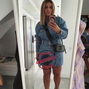 Zara | Dresses | Bloggers Fav Zara Arizona Short Denim Dress | Poshmark